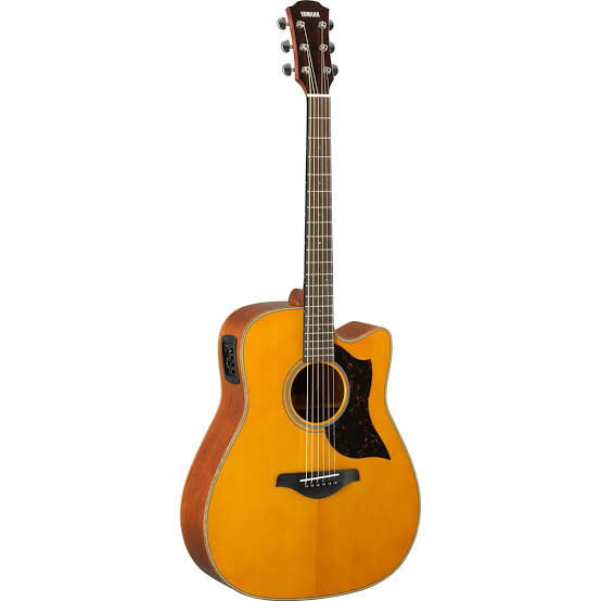 Yamaha A Series Solid-Top Electric/Acoustic Guitar - Vintage Natural ...